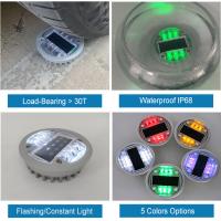 China Traffic Safety MS127 Embedded LED Cat Eye Roadside Marker Light Outdoor Underground Aluminum Solar Road Stud for sale