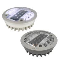 China Traffic Safety MS127 Embedded LED Cat Eye Roadside Marker Light Outdoor Underground Aluminum Solar Road Stud for sale