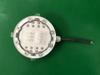 China Aluminum Wired Embedded Pavement Marker Cat Eye Light 24v DC Cable Type Tunnel Cross Road Underground  LED Road Stud for sale