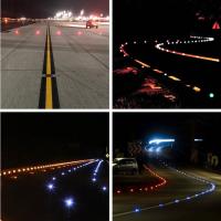 China Aluminum Wired Embedded Pavement Marker Cat Eye Light 24v DC Cable Type Tunnel Cross Road Underground  LED Road Stud for sale