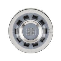 China Chinese Factory Outdoor 6 LED Round Step Deck LED Buried Road Stud Light Pavement Recessed Reflector Marker Traffic Stud Light for sale