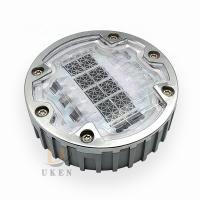 China 6 Screws IL300 Solar Stud Light Flush Type Levelled Illuminated LED Pavement Marker Aluminium Underground IL300 Solar Road Stud for sale