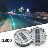 China 6 Screw Solar Road Markers LED Pavement Raised Marker IL300 143*47mm for sale
