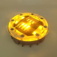 China Cast Aluminum Reflective Road Stud GPS Bluetooth Mounted Solar Road Stud Light for sale