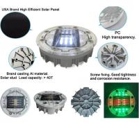 China Wifi GPS Embedded Road Reflectors 40T Load Bearing LED Solar Road Studs For Airport for sale