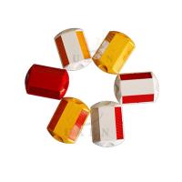 China ABS Plastic Road Stud UK-R003 116*82*18mm High Visibility Traffic Safety Markers for sale