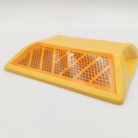 China Epoxy Resin Cat Eye Road Reflector Double Traffic 3M ABS Plastic Reflective Road Stud for sale