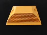China Epoxy Resin Cat Eye Road Reflector Double Traffic 3M ABS Plastic Reflective Road Stud for sale