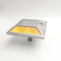 China Traffic Aluminum Road Stud Metal Raised Pavement Marker Cat Eye Road Stud for sale