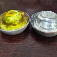 China Tempered Glass Glass Road Stud 360 Degree 50mm Traffic Safety Cat Eye Reflector for sale