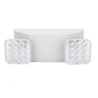 China Automatic Mounted on the Wall 220V 110V 2*3W Rechargeable Lamp Wall-mounted Led Emergency Light for sale