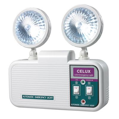 China Indoor Wall Mounted Exit Lamp Rechargeable Fire LED Emergency Light for sale