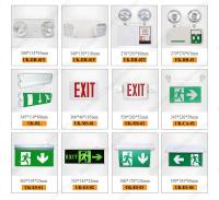 China Two Spot Twin Head Lamps Iron Steel Wall Mounted LED Fire Safety Exit Evacuation Corridor Emergency Light for Industry Use for sale