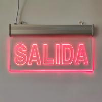 China Aluminum Acrylic LED Exit Sign Plate Toilet Board Illuminated Sign with Light for sale