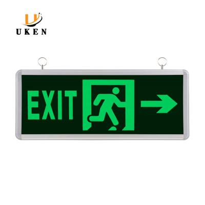 China Double Face Emergency Exit Light Left Right Arrow LED Emergency Light Exit Sign for sale