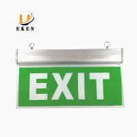 China Battery Backup Emergency Exit Light Fire Safety Warning Way Out Exit Sign for sale
