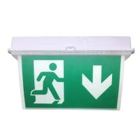 China LED Emergency Exit Box Light Automatic Waterproof Ceiling Recessed Double Side Sign for sale