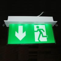 China Arabic Board Emergency Light Exit Sign Double Face Fire Safety 180 Minutes for sale