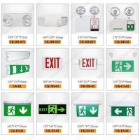 China Plastic Rectangular Emergency Exit Box Light Wall Mounted LED Bulkhead Light for sale