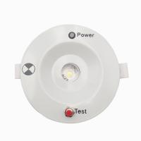 China 3W 5W Round Recessed LED Emergency Downlight Flat Metal Iron Ceiling Lights for sale