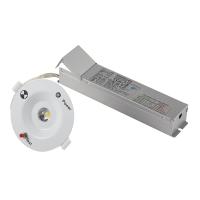 China Round Recessed LED Emergency Downlight Metal Panel UFO Emergency Light for sale