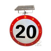 China Safety Solar Traffic Sign Warning Road Arrow Stop Reflective Flashing LED Sign for sale
