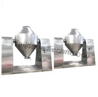 China 100L Double Cone SUS316L Vacuum Rotary Dryer Steam Generator Condenser Food Processing Manufacturing Plants for sale