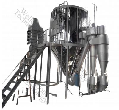 China Customized Titanium Oxide Aluminum Zirconium Battery Spray Dryer with Explosion Resistance and Low Temperature Drying for sale