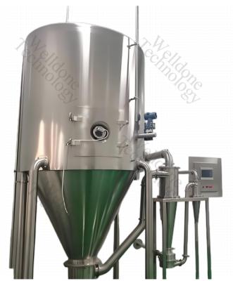 China High Efficiency SUS316L Spray Dryer with 70% Drying Efficiency and 5KGS/H-10000KGS/H Loading Capacity for sale