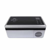 China 45W 15L Mini Truck Refrigerator DC12V DC24V Portable Car Fridge Freezer for sale