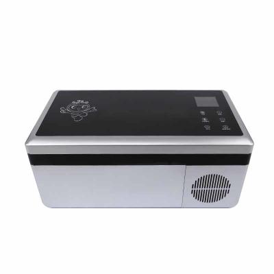 China 45W 15L Mini Truck Refrigerator DC12V DC24V Portable Car Fridge Freezer for sale