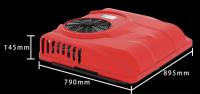 China R134a Refrigerant Monoblock Ultra Thin Roof Top Truck Air Conditioner DC24V Low Profile AC Cooling Unit for sale