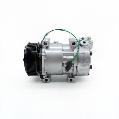 China 1853081 Scania AC Compressors / Sanden Car Ac Compressor 7H15- 6023 24V 8PK for sale