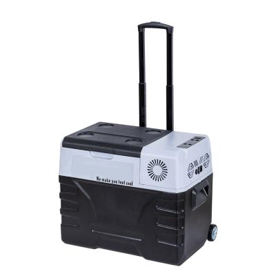 China Tie Rod Type AC220V 40L Truck Fridge Freezer For Camping Fishing for sale