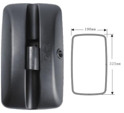China 24V FOTON Chinese Truck Parts 325x190MM Truck Rear View Mirror for sale
