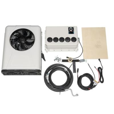 China DC12V 24V Dual Voltage 3000W 600m3H Airflow Truck Air Conditioner High Performance Parking AC Unit for sale