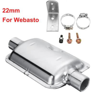 China 22mm Silencer Muffler Exhaust Pipe For Webasto Diesel Truck Heater for sale