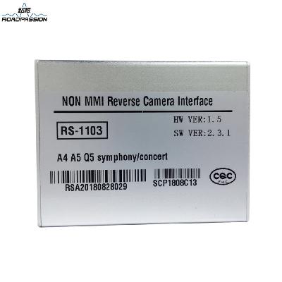 China Reverse Car A4 B8 Rear Handle Camera Lvds Video Interface For Audi Factory Screen Retrofit for sale