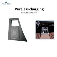 China Audi Q7 Auto Phone Car Wireless Charging Pad Samsung Wireless Car Fast Charger for sale