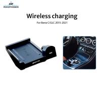 China BENZ C/GLC 2015 - 2021 Car Wireless Charging Pad Smart Audi Wireless Phone Charger for sale