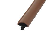 China 3*6mm D Shape High Resilience Wooden Door Bottom Seal Weather Sealing Strips for sale