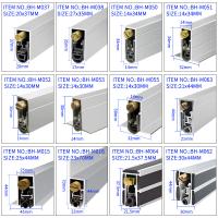 China Automatic Drop Down Bottom Seals for Wooden Door Fully Cover Silicone Rubber Strips for sale