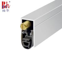 China Automatic Door Bottom Seals Acoustic Seals Fully Cover Silicone Rubber Strips Noice Reduced for sale