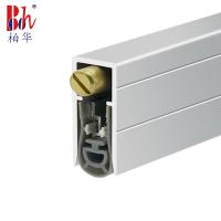 China Automatic Drop Down Acoustic Door Bottom Seal Reduce Friction Fully Cover Rubber Strips for sale