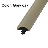 China Anti Collision Co-Extruded Wooden Door Seal Strip D Shape Rubber Sealing Strips Weatherstripping for sale