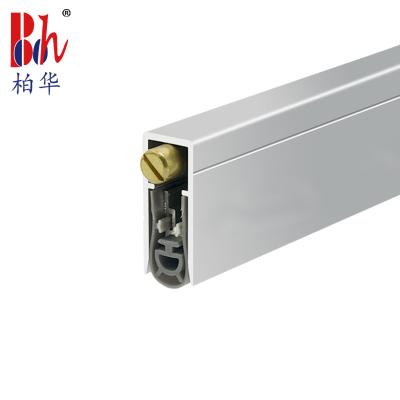 China U Shape Automatic Dorp Down Door Bottom Seals Fully Cover Rubber Strips for sale