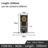 China Acoustic Door Bottom Seals Automaticlly Drop Down Concealed Dustproof Weatherstripping 14*30-38mm for sale