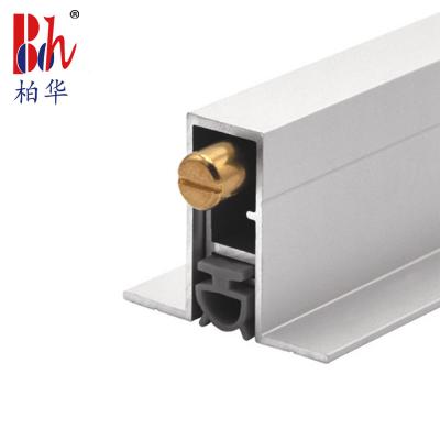 China Acoustic Door Bottom Seals Automaticlly Drop Down Concealed Dustproof Weatherstripping 14*30-38mm for sale