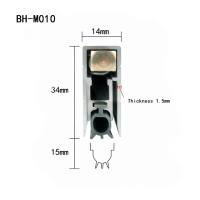 China 650mm Concealed Automatic Door Bottom Seals Heavy Duty Aluminium Weatherstrips for sale