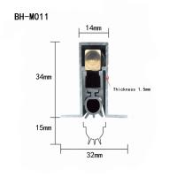 China Fire Rated Automatic Drop Down Door Bottom Seals Concealed With Side Edge 800mm for sale